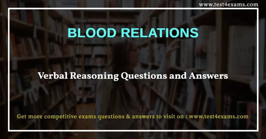 180+ Blood Relations Questions with Simple Answers